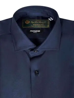FRANZESE COLLECTION Virigin Wool Shirt - Blue