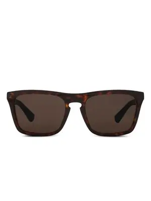 Burberry Full Rim Square Sunglasses - Brown