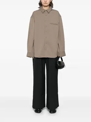 ENTIRE STUDIOS Giant Shirt - Brown