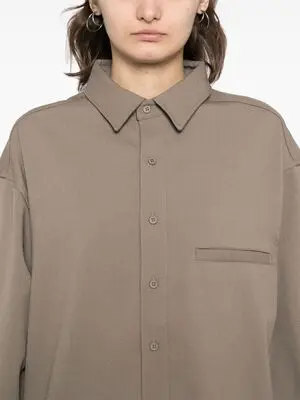 ENTIRE STUDIOS Giant Shirt - Brown
