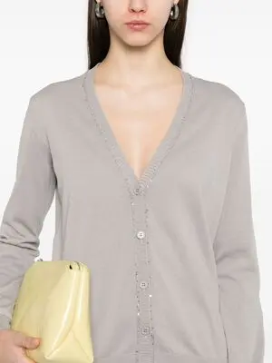 Fabiana Filippi Sequin-embellished Cardigan