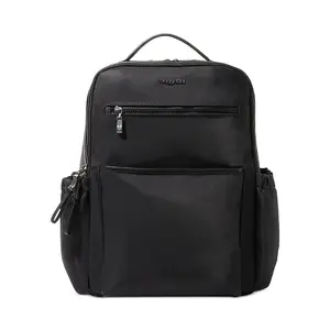 BAGGALLINI Baggallini Tribeca Expandable Laptop Backpack Black Twill