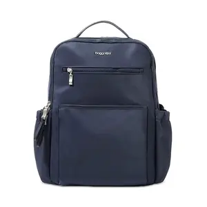 BAGGALLINI Baggallini Tribeca Expandable Laptop Backpack French Navy