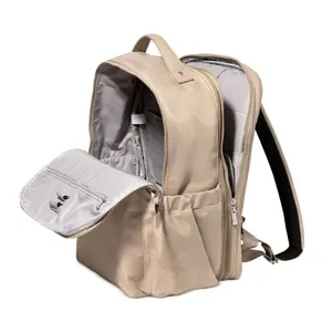 BAGGALLINI Tribeca Expandable Laptop Backpack - Taupe Twill