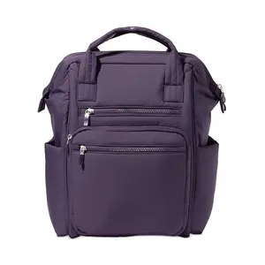 BAGGALLINI Baggallini Chelsea Laptop Backpack Plum Twilight Puff