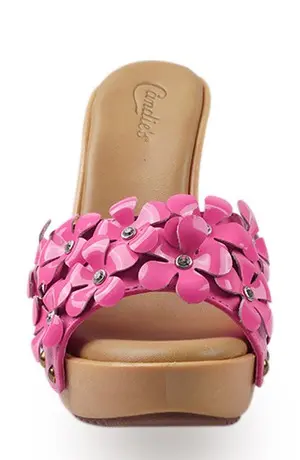 CANDIE'S Vanessa Platform Sandal - Pink