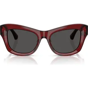 Burberry 51mm Cat Eye Sunglasses - Bordeaux