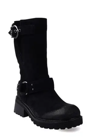 CANDIE'S Knee High Platform Boots - Black