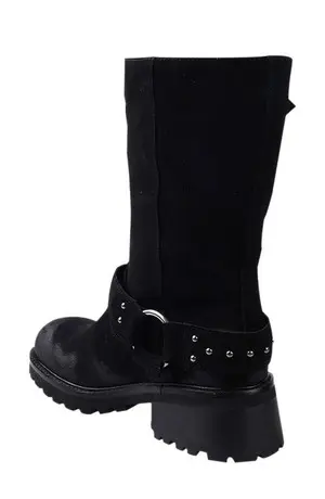 CANDIE'S Knee High Platform Boots - Black