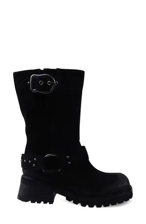CANDIE'S Knee High Platform Boots - Black