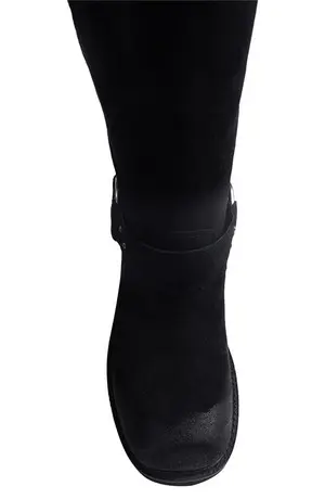 CANDIE'S Knee High Platform Boots - Black