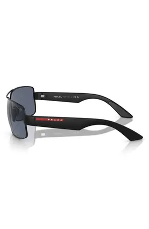Prada 65mm Oversized Pillow Sunglasses
