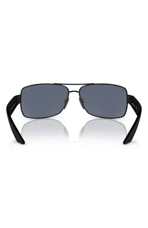 Prada 65mm Oversized Pillow Sunglasses