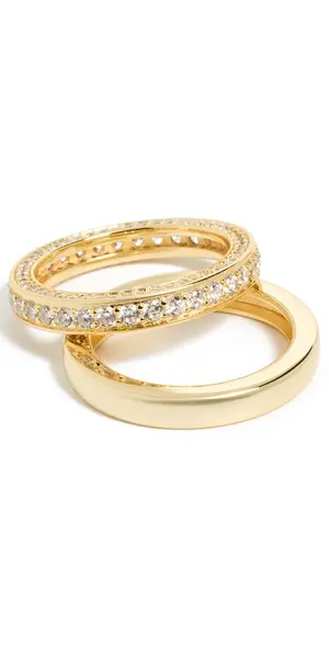Shashi Vroom Ring Set - Gold