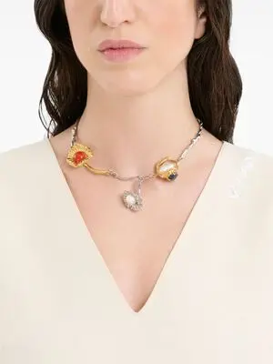 Marni Flower Charms Necklace