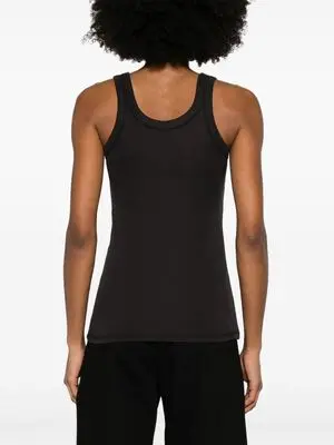 LEMAIRE Cotton Tank Top - Black
