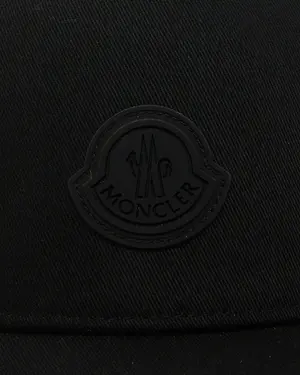 Moncler Logo Baseball Cap - Black