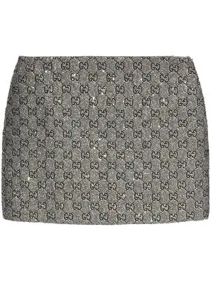 Gucci Gg Mini Skirt