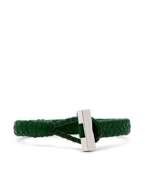FERRAGAMO Leather Bracelet - Silver