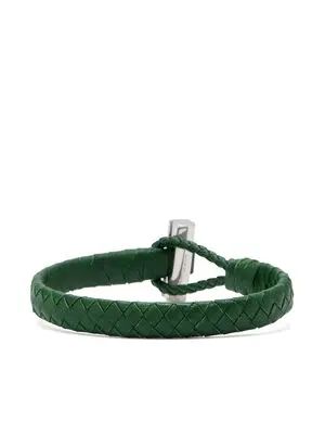 FERRAGAMO Leather Bracelet - Silver
