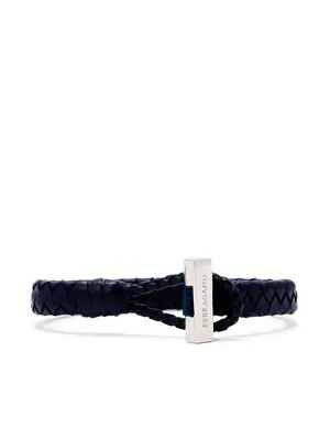 FERRAGAMO Leather Bracelet - Silver
