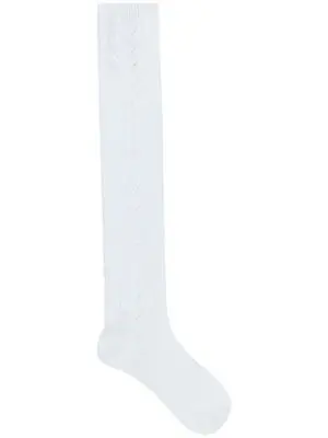 Valentino Garavani Vlogo Cotton Socks - White