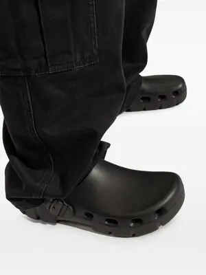 BIRKENSTOCK Flow Eva Regular Slides - Black