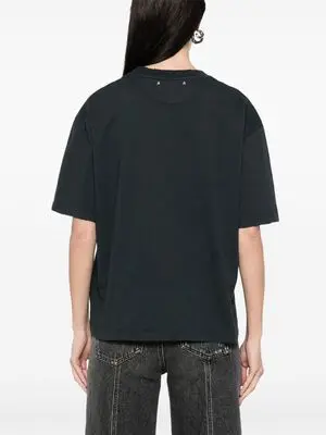 GOLDEN GOOSE Embellished Cotton T-shirt - Black