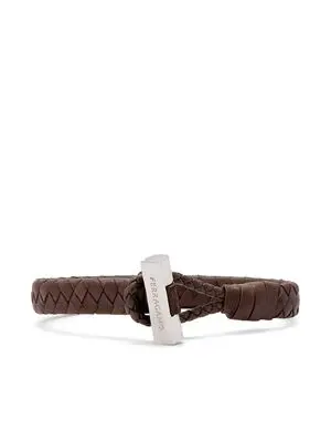 FERRAGAMO Braided Bracelet - Silver