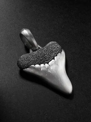 David Yurman Sterling Shark Tooth Amulet - Silver