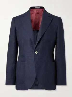 Brunello Cucinelli Linen Suit Jacket