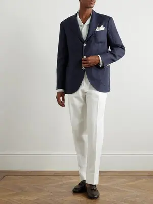 Brunello Cucinelli Linen Suit Jacket