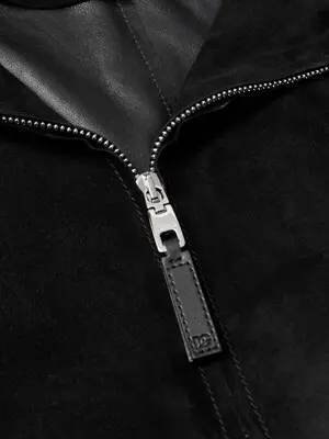 Dolce & Gabbana Suede Bomber Jacket