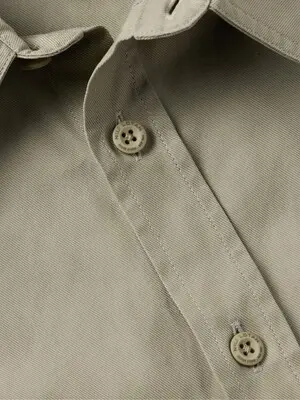 NILI LOTAN Chance Cotton-twill Shirt