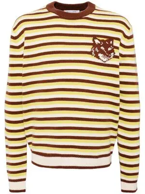 Maison Kitsune Printed Knitwear For Men