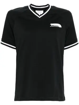 Maison Kitsuné Flash Fox Raglan T-shirt - Black