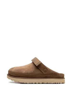 UGG Goldenstar Suede Clogs - Brown