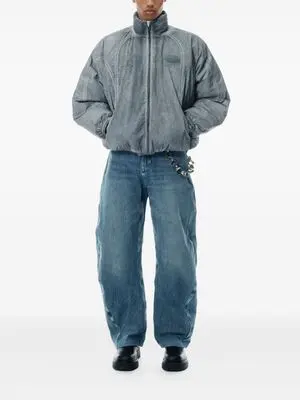 Alexander Wang Padded Track Jacket In Grey - 40% Off | Editorialist