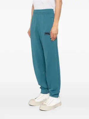 Maison Kitsuné Flash Fox Patch Sweatpants - Blue