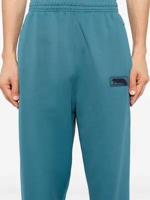Maison Kitsuné Flash Fox Patch Sweatpants - Blue