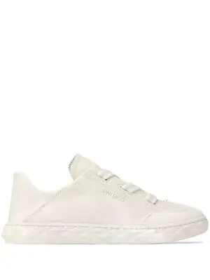 JIMMY CHOO Diamond Light Flex Leather Lace-up Sneakers - Neutrals