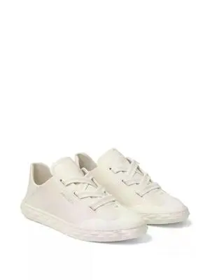 JIMMY CHOO Diamond Light Flex Leather Lace-up Sneakers - Neutrals
