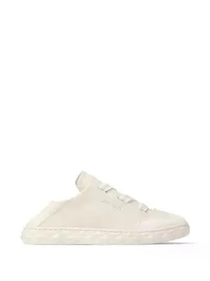 JIMMY CHOO Diamond Light Flex Leather Lace-up Sneakers - Neutrals