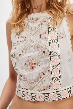 Free People Garden Party Top - Ivory