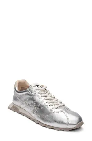 Ash Contrast Stitching Sneakers
