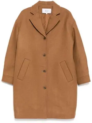 Maison Kitsuné Wool Coat - Neutrals