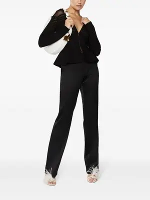 GENNY Satin Bootcut Trousers