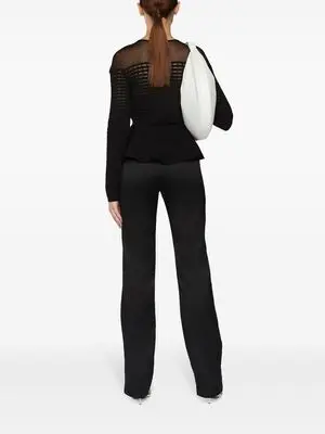 GENNY Satin Bootcut Trousers