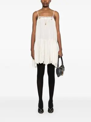 Chloé Lace-trim Mini Dress