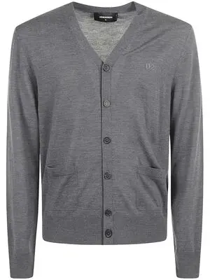 Dsquared2 Wool Cardigan - Grey